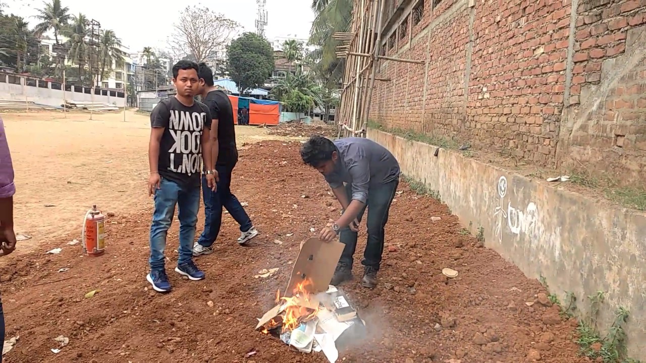 First fire fighting techniques - YouTube