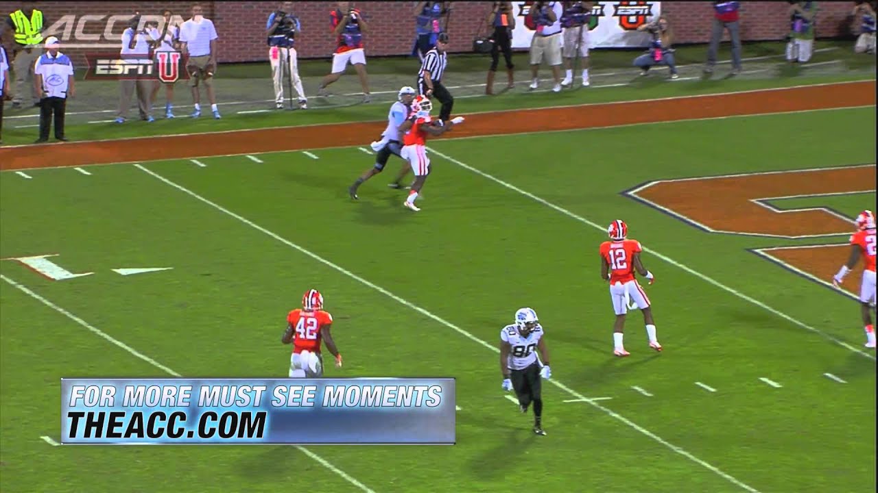 UNC's Mack Hollins Leaps For A Tar Heel Touchdown | ACC Must See Moment ...
