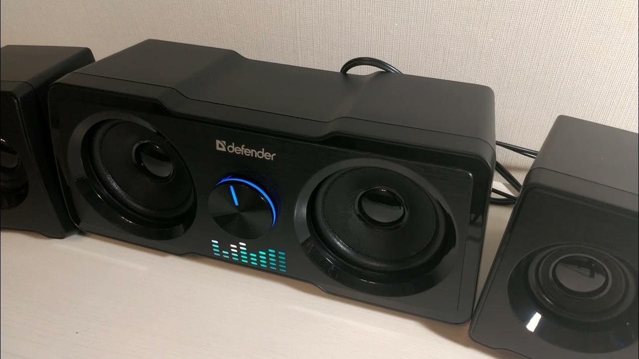 Колонки 2.1 Defender Soundwall - тест музыки в стиле латино - YouTube