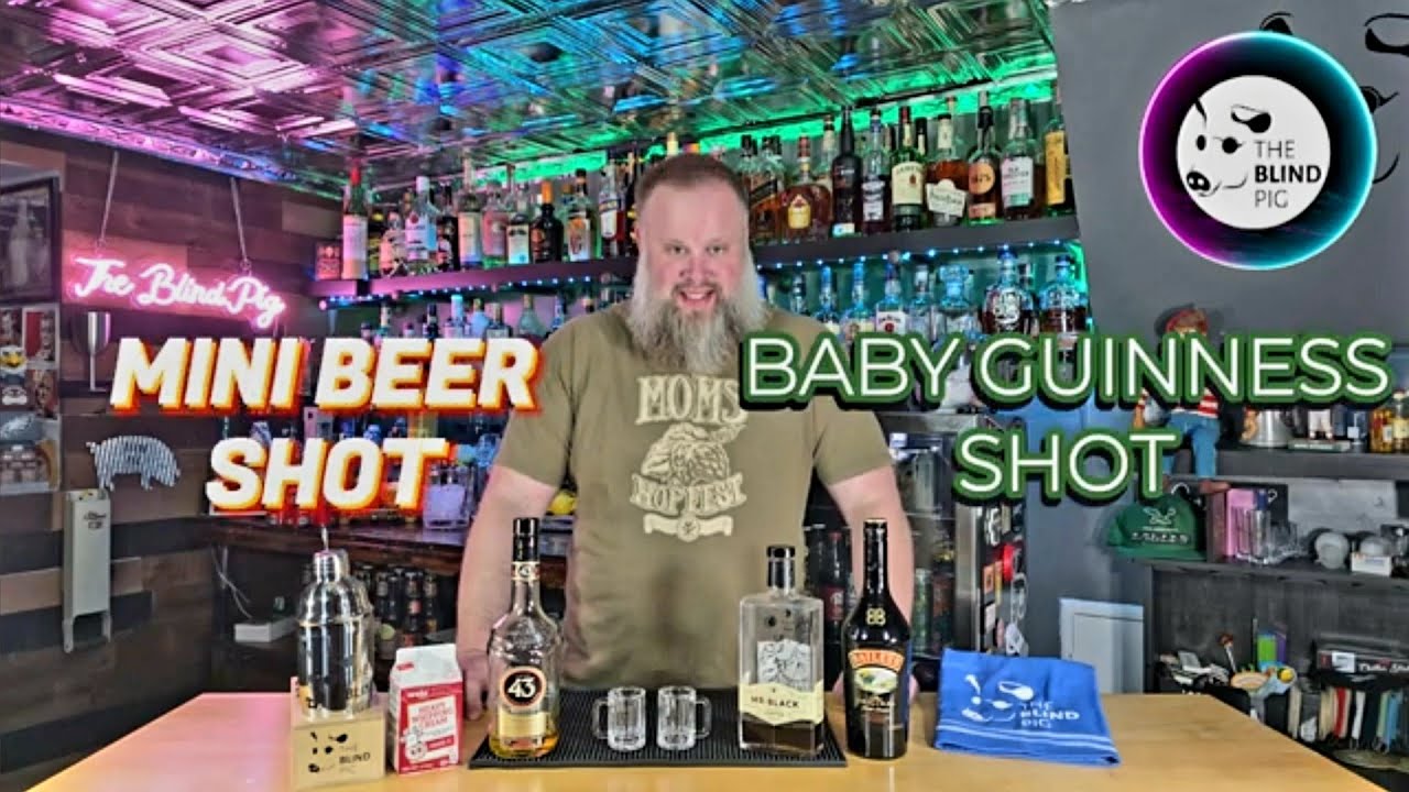 Baby Guinness & Mini Beer Shots - YouTube