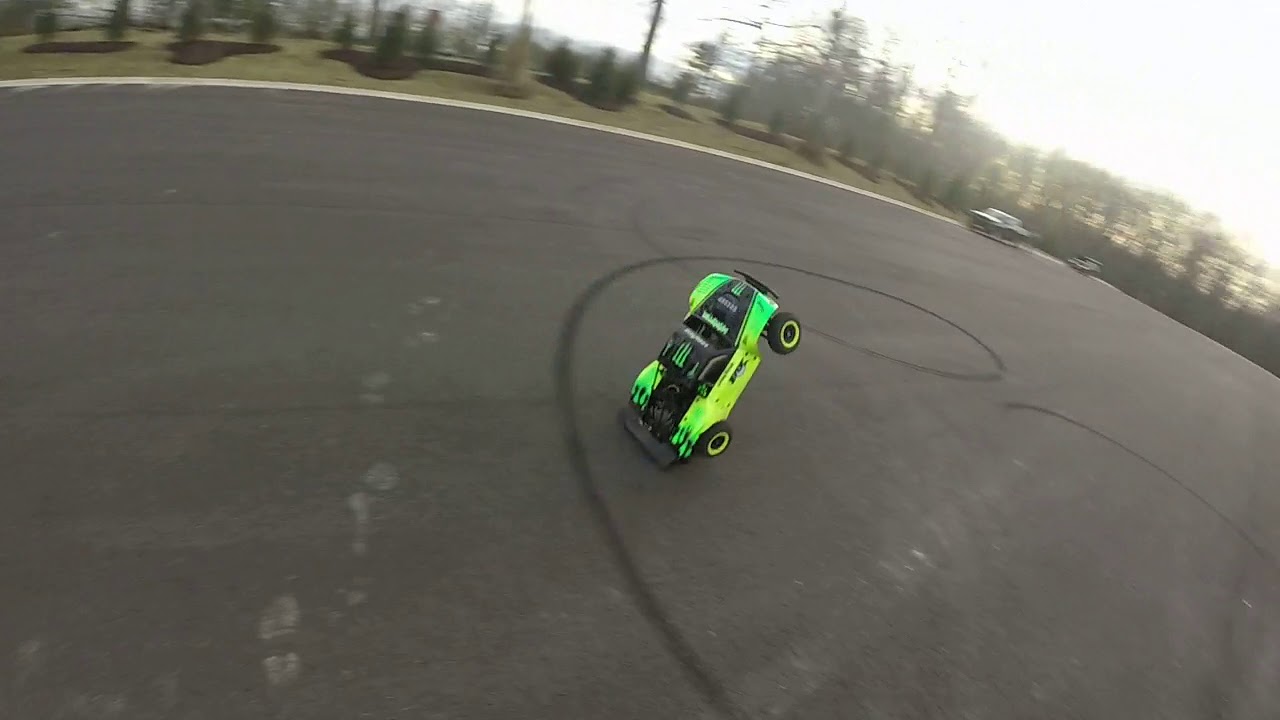 Rcmax 40GT Onroad wheelie action - YouTube