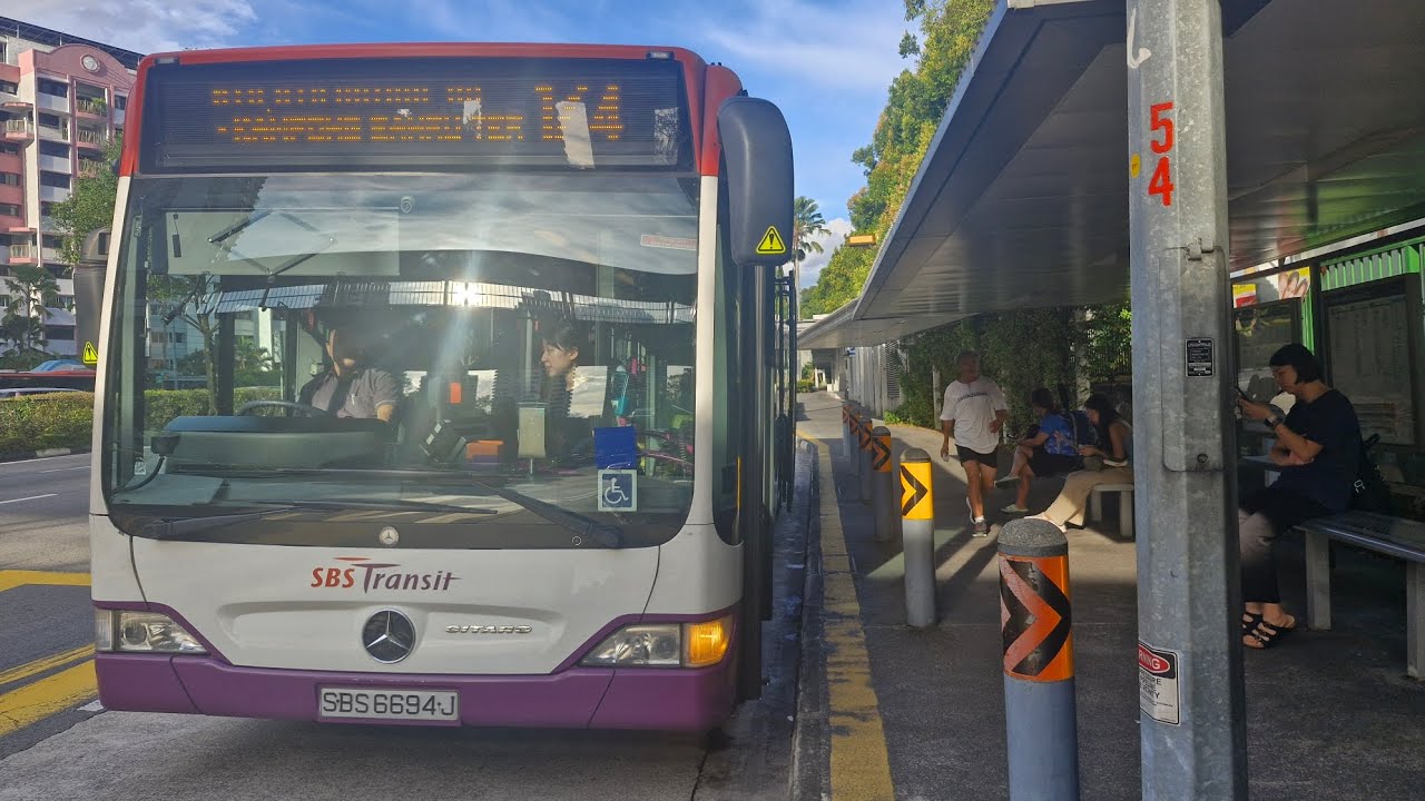 SBS Transit Bus Service 174 Mercedes Benz Citaro SBS6694J - YouTube