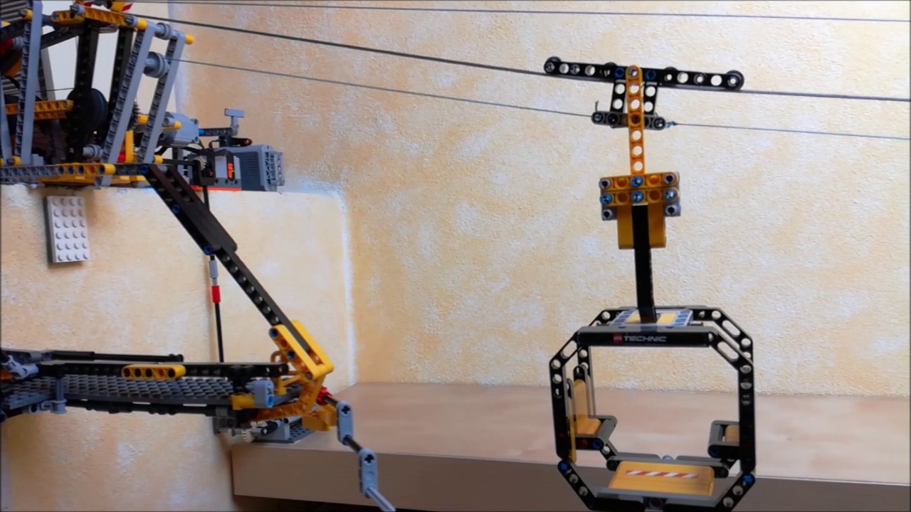 Funivia lego technic Aerial Tramway / Seilbahn / Cable car ( 16 ATW ...