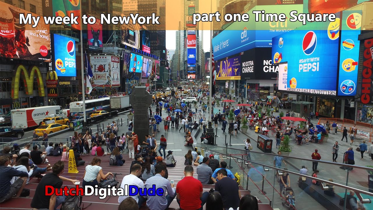 "My week in NewYork" part 1 Time Square - YouTube