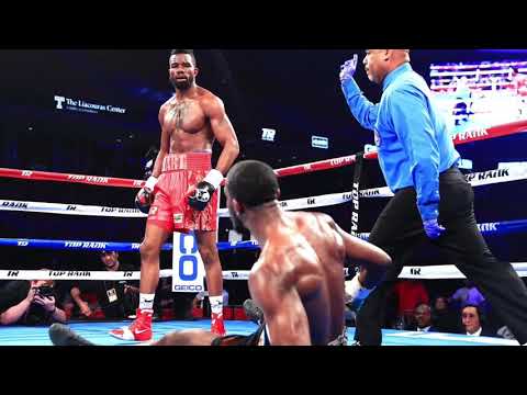 JESSE HART DROPS DESMOND NICHOLSON 3 TIMES SCORE 7TH RD TKO VICTORY ...