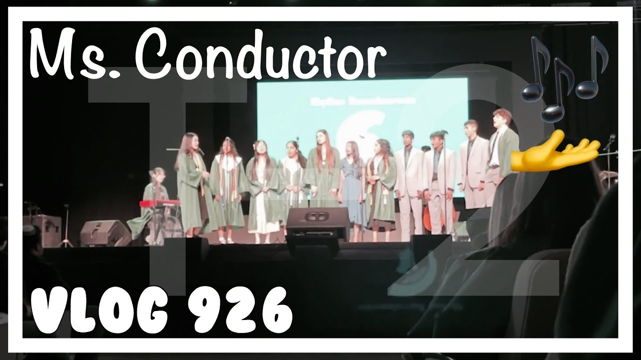 Vlog 926 | Conducting for my choir - Graduation countdown T-2 - YouTube