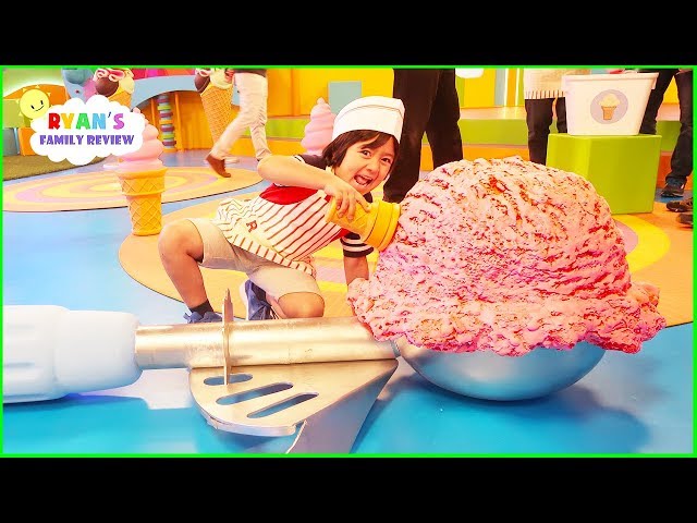 Ryan's Mystery Playdate Giant Ice Cream Challenge Premiere Today on ...