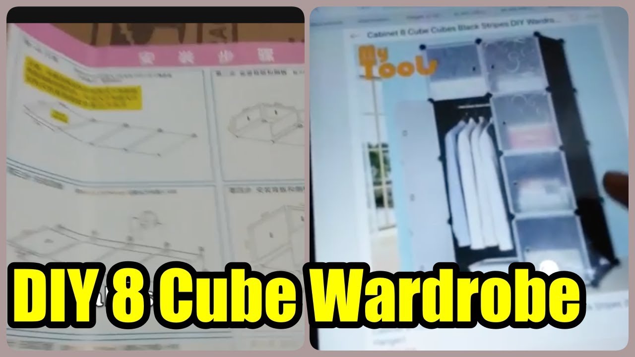 DIY 8 Cube Wardrobe | Shopee MY - YouTube