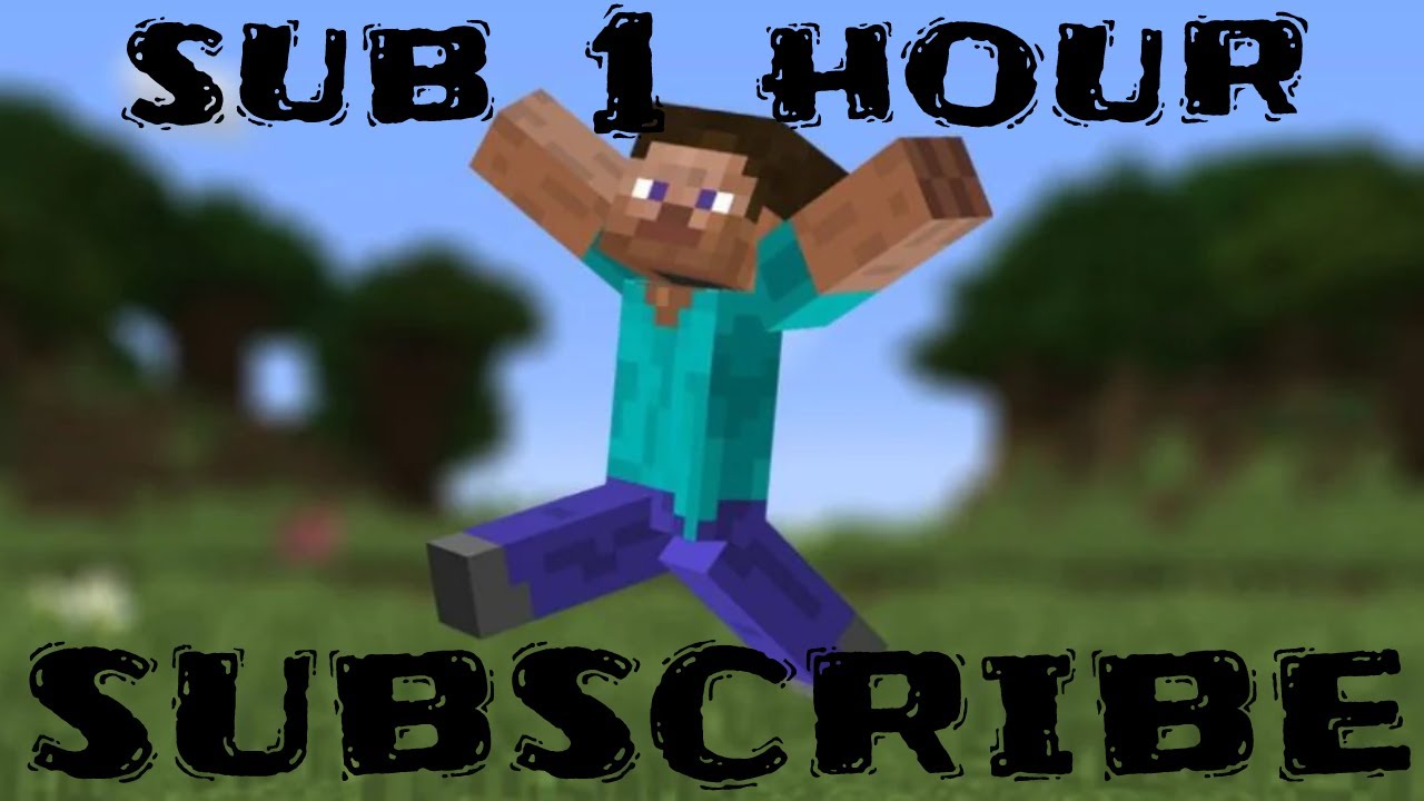 Minecraft Sub 1 Hour Attempts LIVE STREAM - YouTube