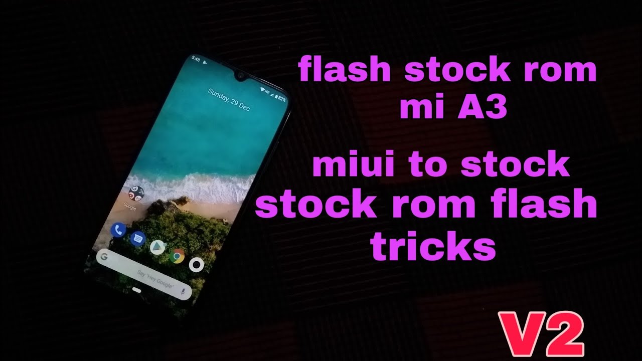 How to flash stock ROM on MI A3 again😅 stock ROM flash tricks 🔥 - YouTube