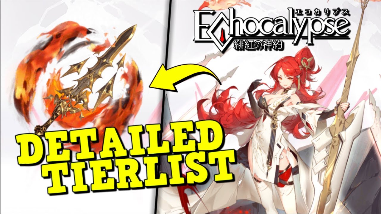 Echocalypse - NEOLITH TIER LIST!!! Full Details [December 2023] - YouTube