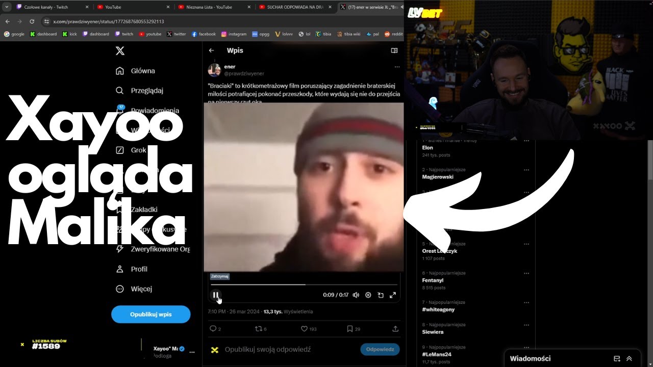 Xayoo ogląda Malika | XAYOO SHOTY | XAYOO INDUSTRIES I MALIK MONTANA ...