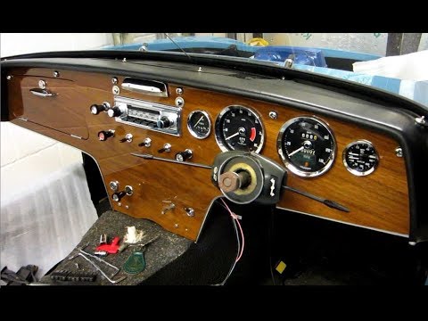 Lotus Elan assembly part 10 continued rear lights dashboard and steering column - YouTube