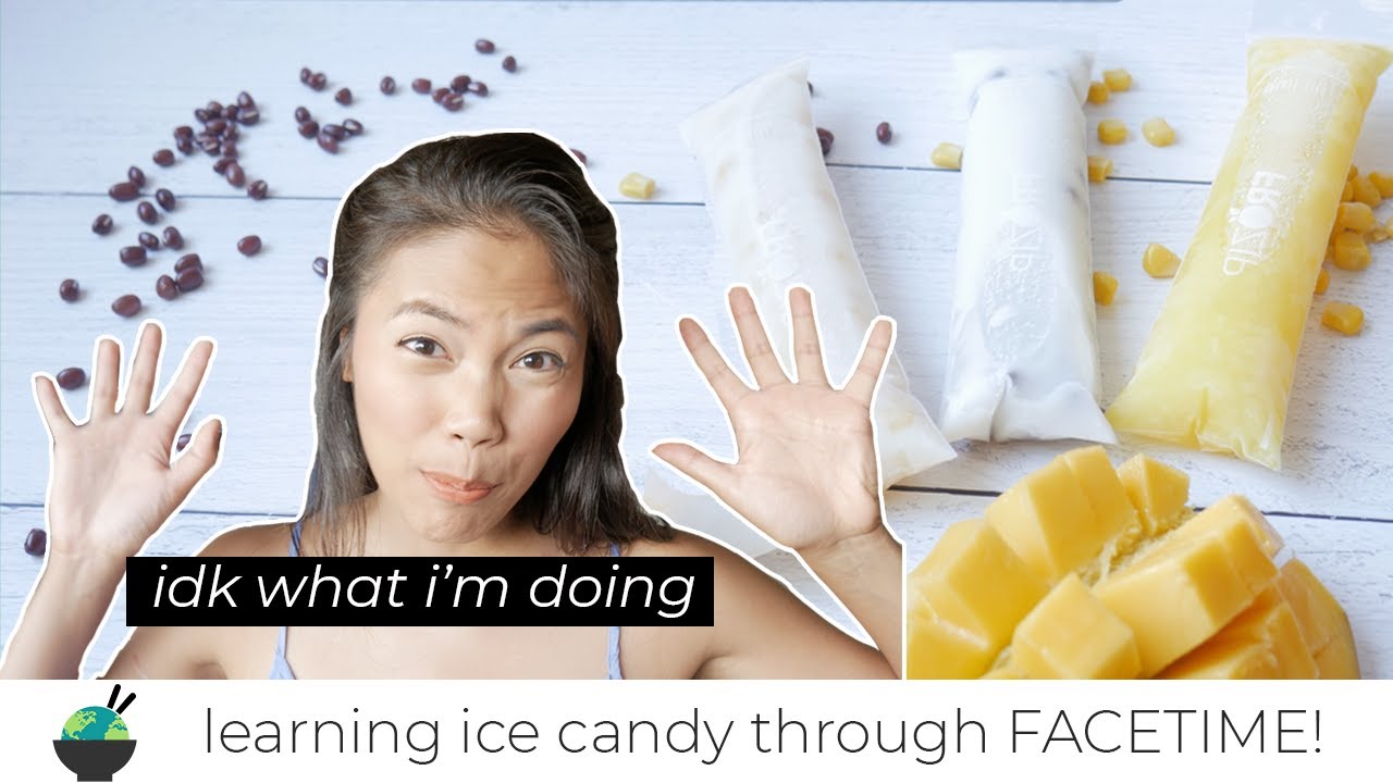 how to make ice candy with 3 filipino flavors | mango, red bean, corn ...