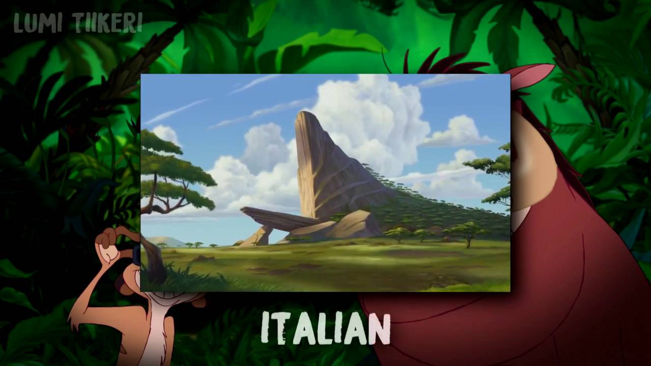 The Lion King 3 - Priderock (One Line Multilanguage) [HD] - YouTube