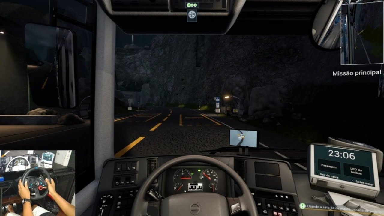 Bus simulator 21(PS4) - Volvo 7900 elétrico articulado |Logitech g29 ...