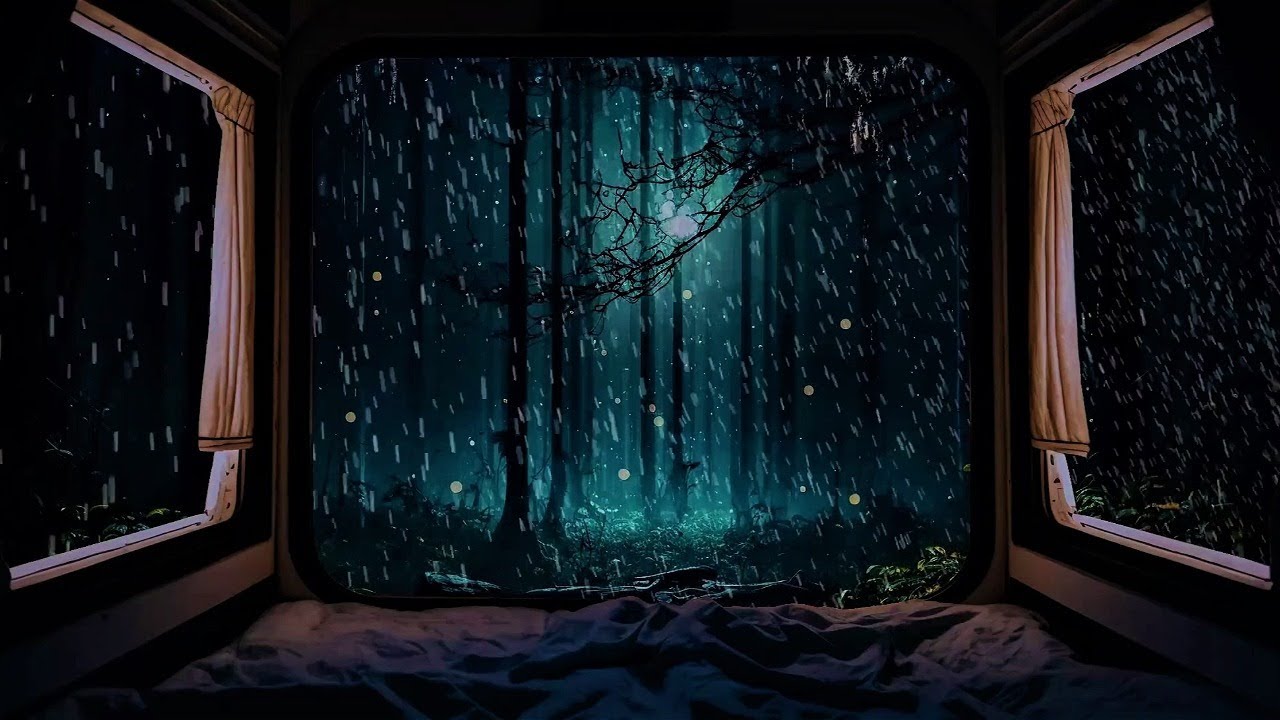 Sleep Better Tonight | Rainy Night Camping in a Relaxing Forest | Sleep ...