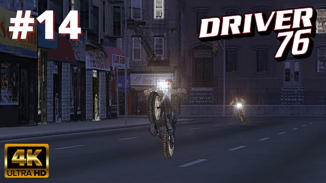 Driver '76 [4K60][PSP] - Mission #14 - On Your Bike - YouTube