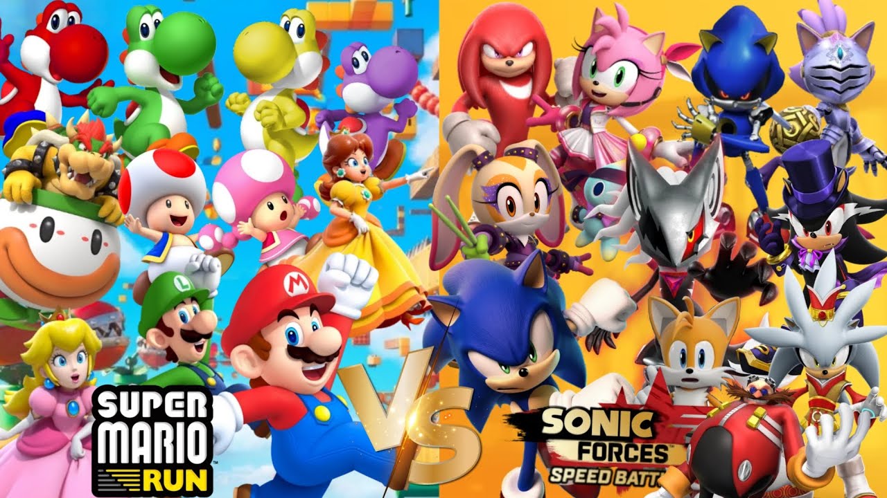 Sonic Forces vs Mario Run - YouTube