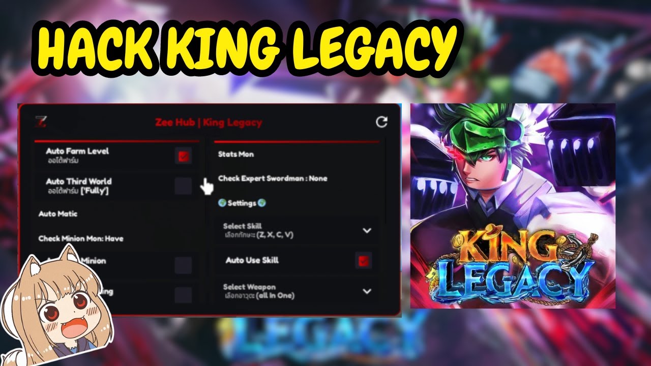 CÁCH HACK KING LEGACY UPDATE 6 [ ZEE HUB ] TRÊN ĐIỆN THOẠI VÀ MÁY TÍNH ...