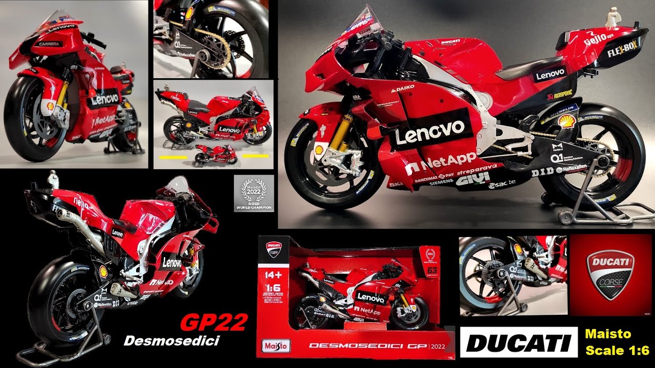 Model-Figure EP001 Ducati Desmosedici GP22 MotoGP 1:6 โมเดลดูคาติขนาด ...
