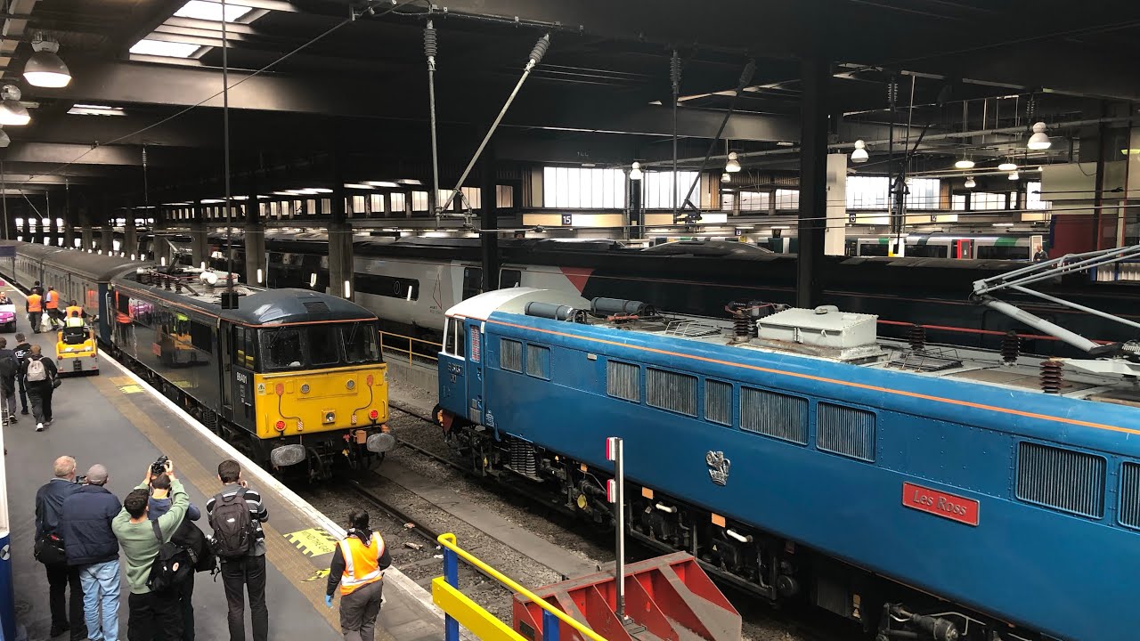 **On board 86401** plus Loco Hauled Bashing and Trains in and around ...