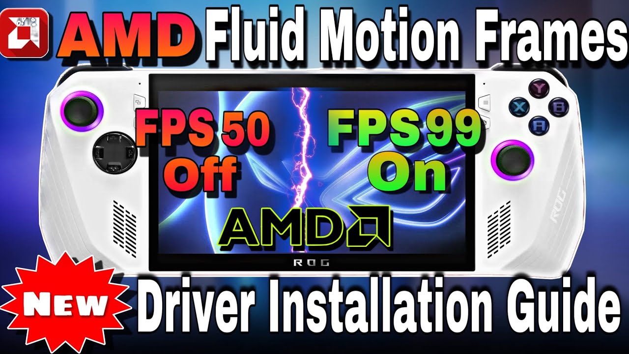 Asus Rog Ally AMD Fluid Motion Frames NEW Installation Guide | Double ...