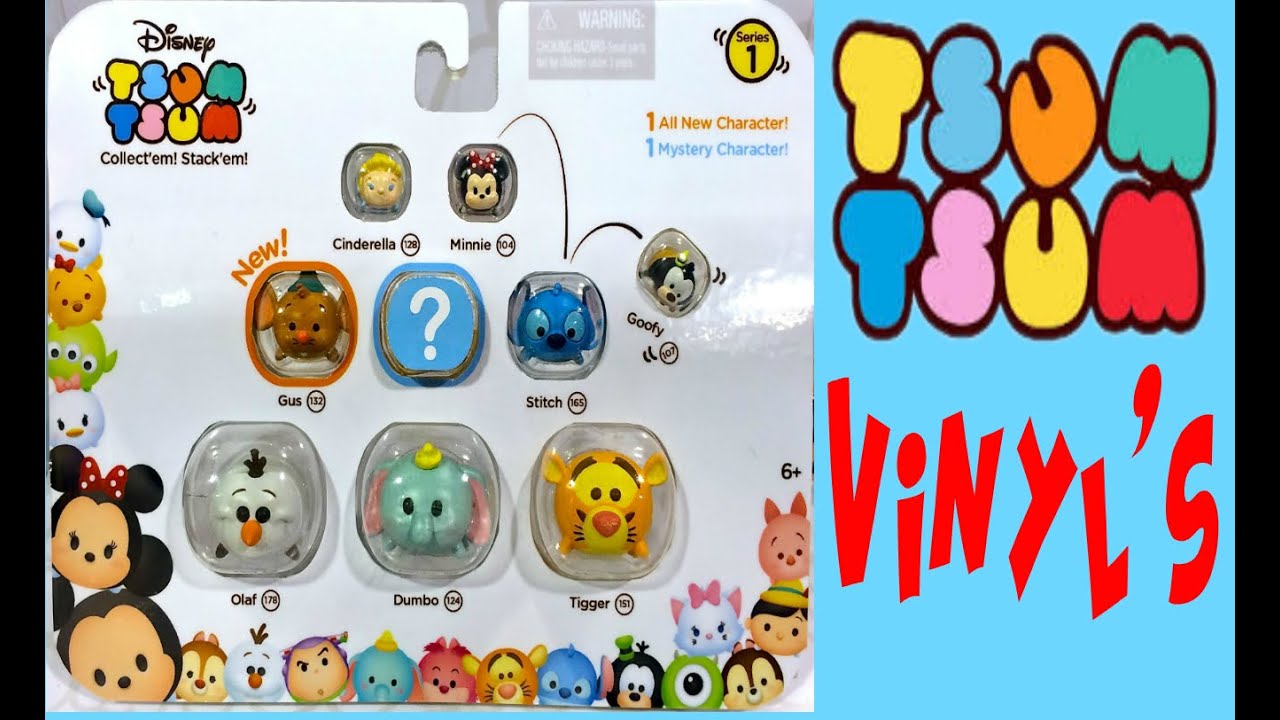 Disney Tsum Tsum Vinyls Stack Ems! Mystery Pack! - YouTube