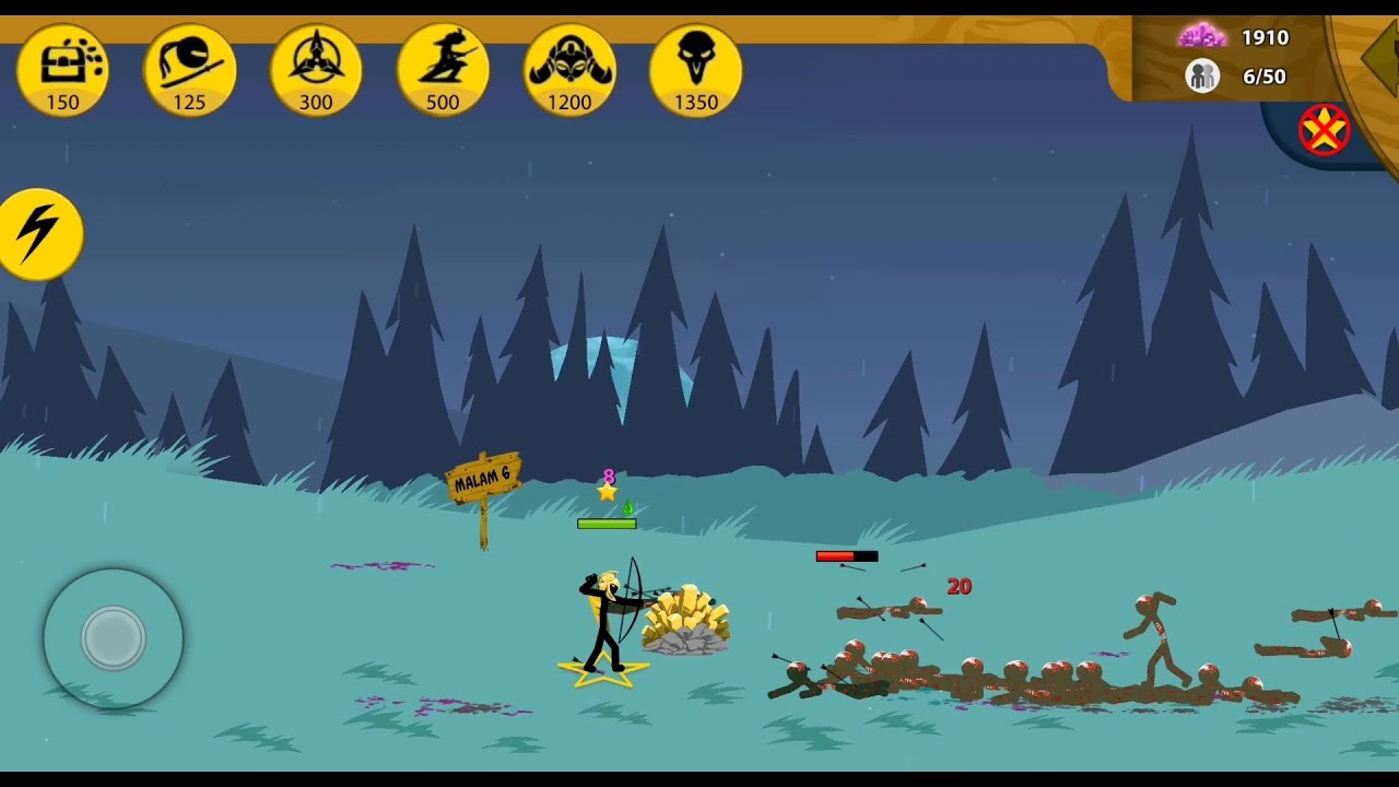 Stick wars legacy Golden Archidon Endless Mode | Solo VS Zombies - YouTube