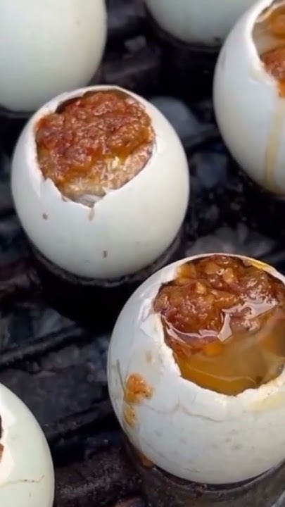 Grilled Balut with sweet chili garlic - YouTube