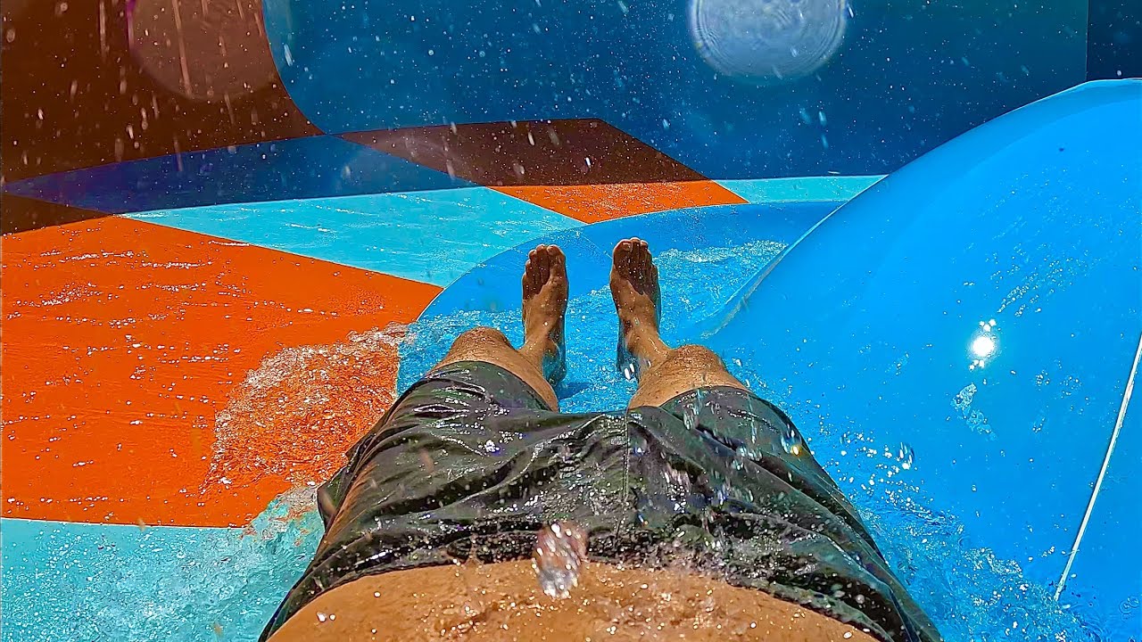 Cyclone Water Slide at Stella Waterpark Crete - YouTube