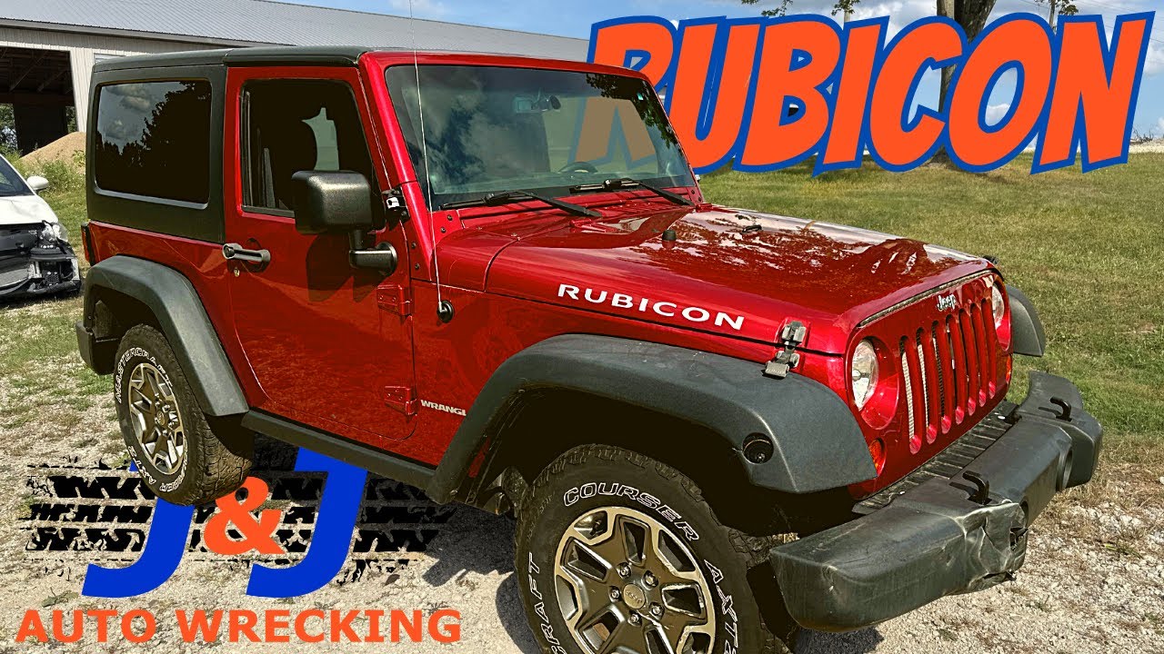 2013 Jeep Wrangler Rubicon Part Out: J & J Auto Wrecking Test Video ...