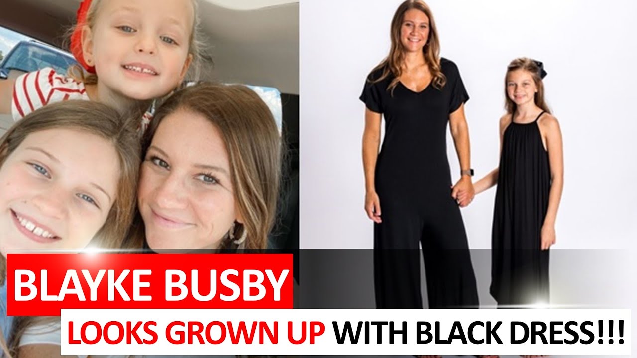 SO GORGEOUS!!! ‘OutDaughtered’: Blayke Louise Busby WEARS Black Dress ...