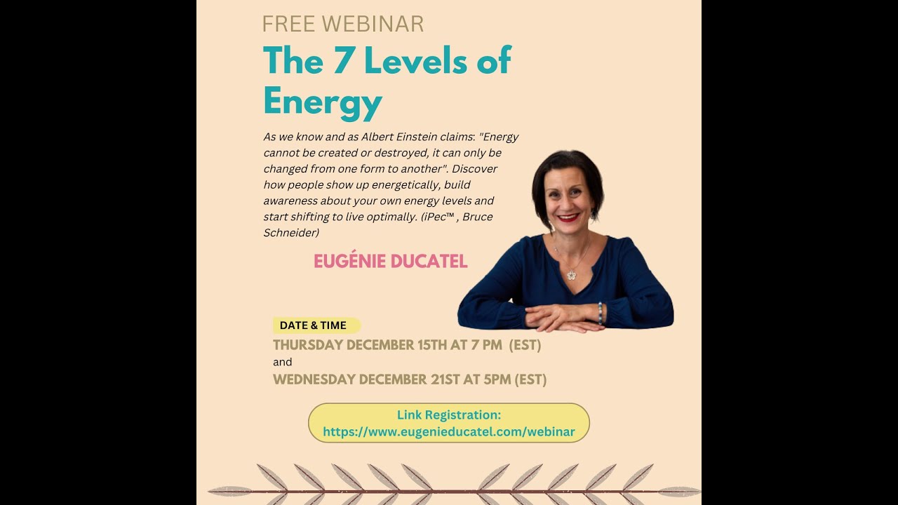7 Levels of Energy Up Close and Personal iPec - YouTube