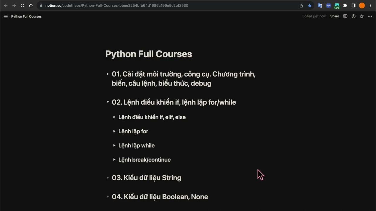 P03 Lệnh điều khiển IF ELIF ELSE lệnh lặp FOR WHILE LOOP trong ngôn ngữ lập trình Python - YouTube