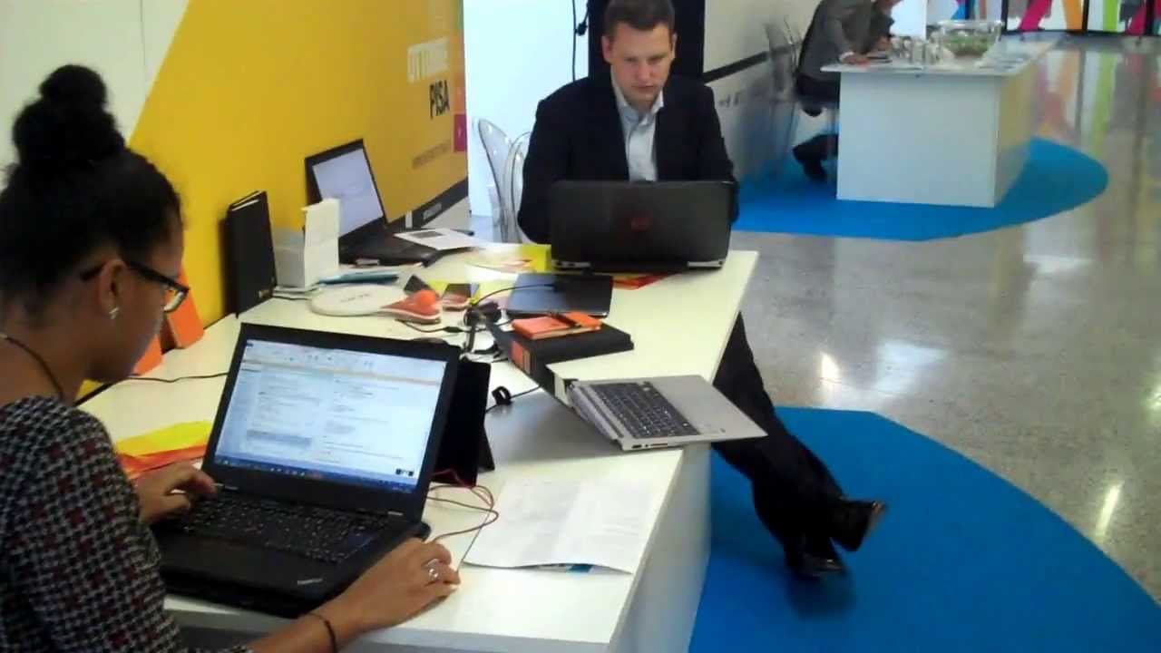 Bing Booth right after set up @ Pisa Internet Festival 2013 - YouTube