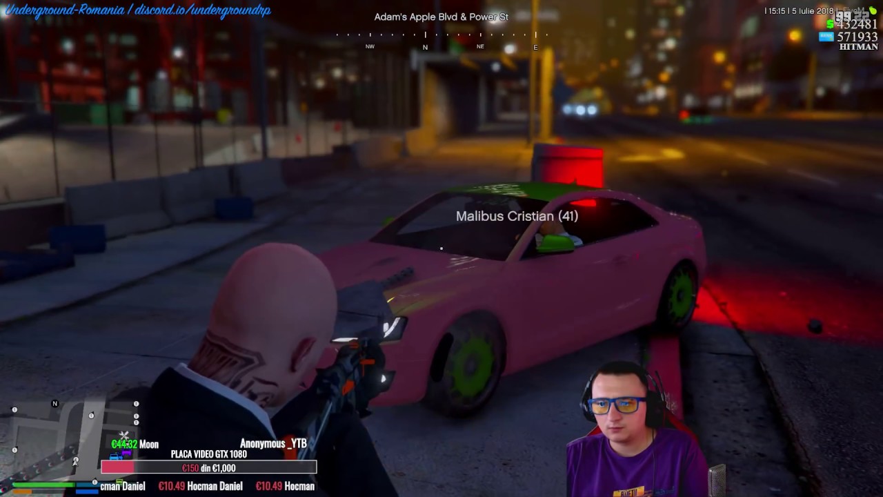 HITMAN - GTA 5 ROLEPLAY ROMANIA - YouTube