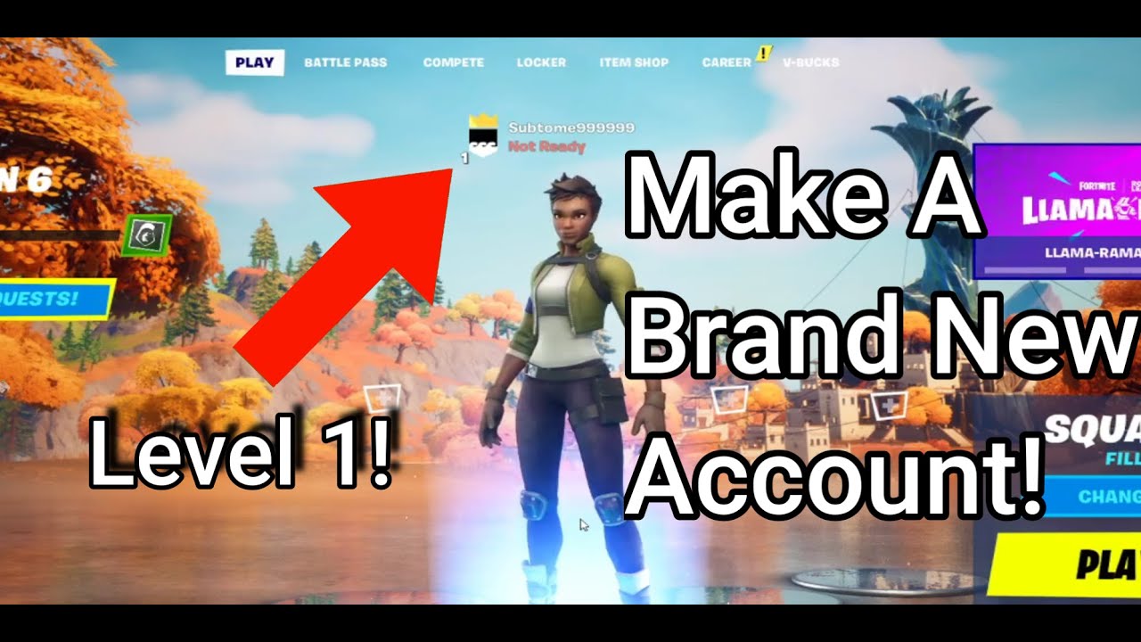 How To Make Another Account on Fortnite Season 6! (PC) - YouTube