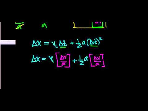 Third Kinematic Equation - YouTube