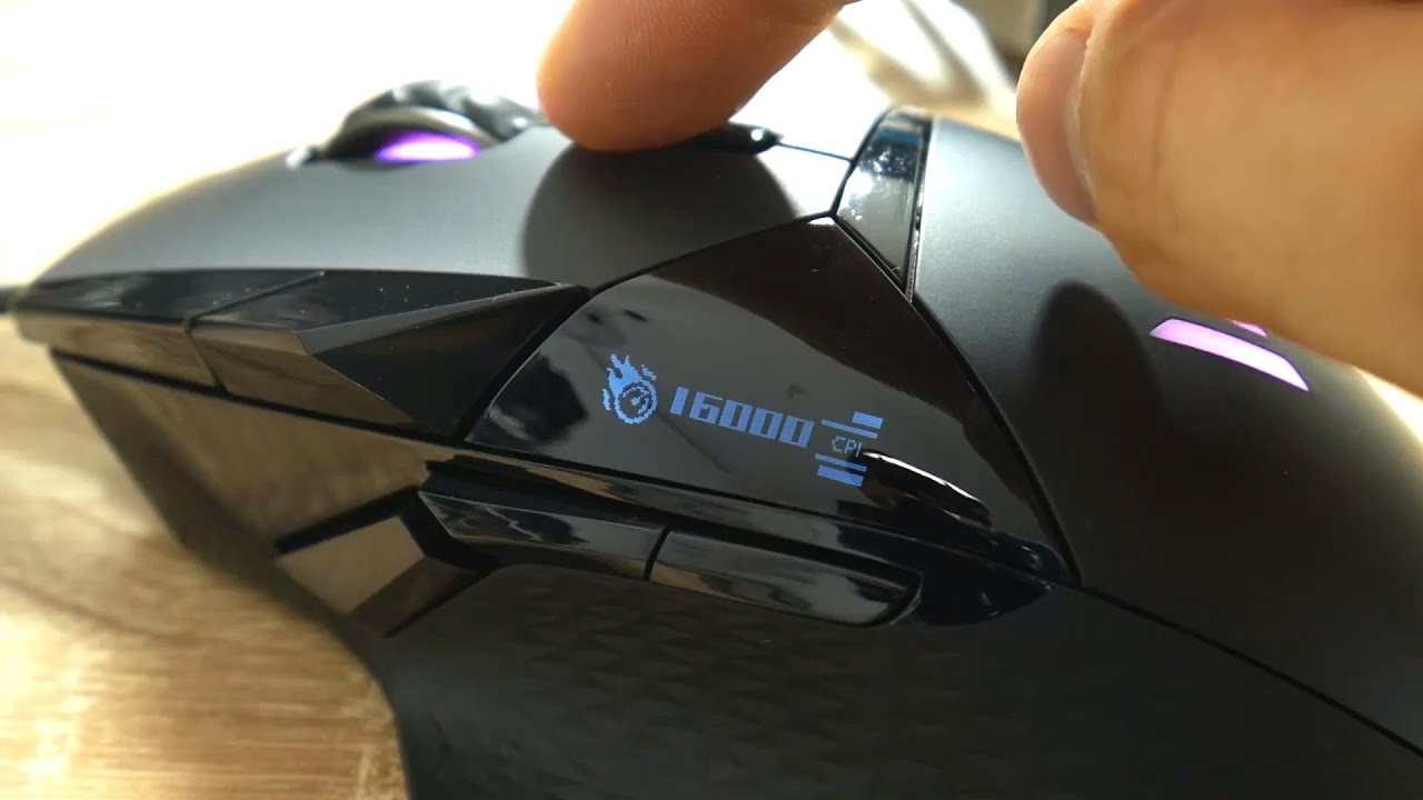 Rapoo VT900 gaming mouse unboxing first look & review - YouTube