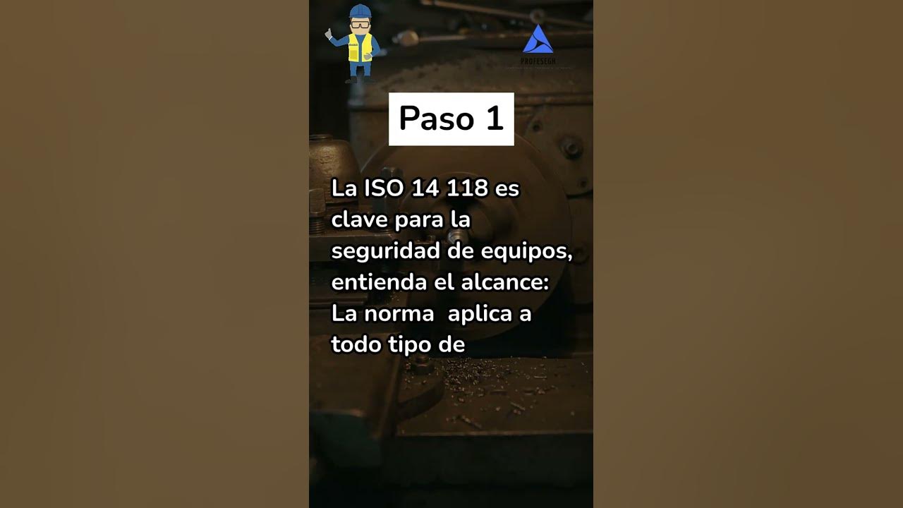Guía paso a paso para implementar la ISO 14118:201 - YouTube