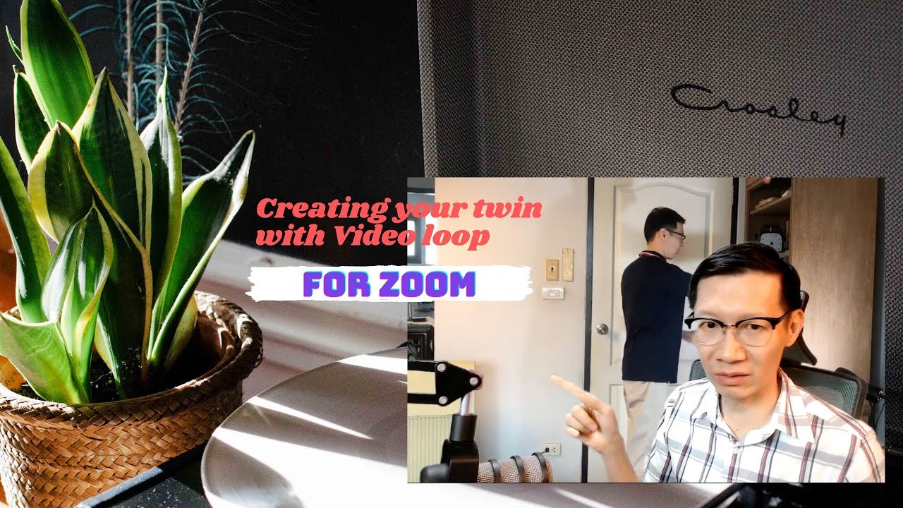Creating video loop for zoom meeting - YouTube