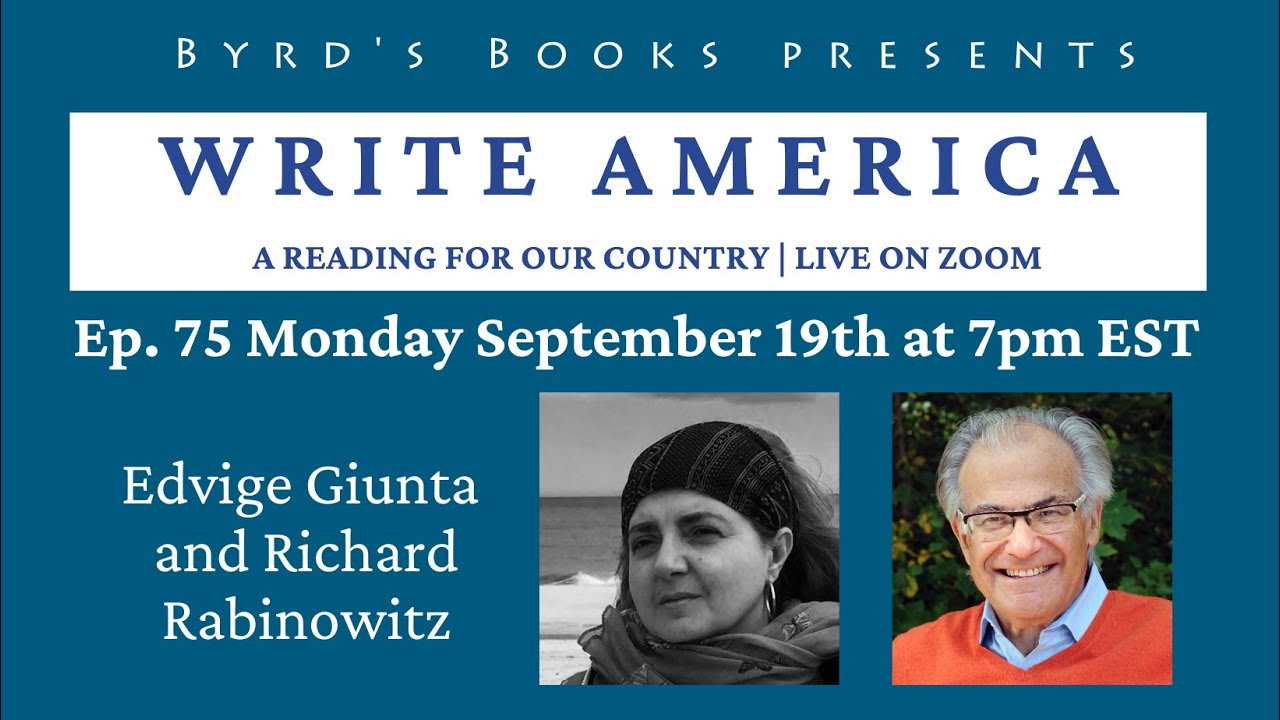 Write America episode 75: Edvige Giunta and Richard Rabinowitz - YouTube
