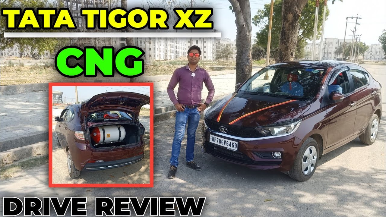 Tata Tigor Cng Drive review l Tigor xz cng drive review 2022 l Tigor ...