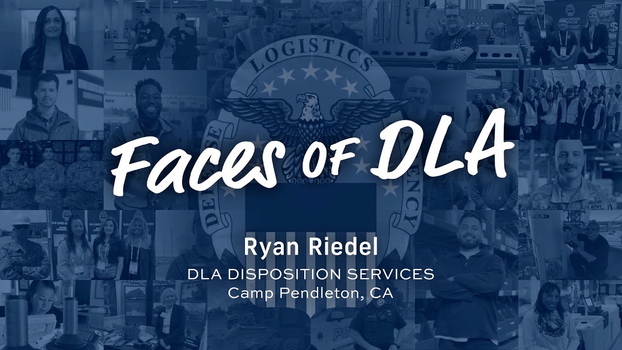 Faces of DLA: Ryan Riedel, DLA Disposition Services Camp Pendleton ...