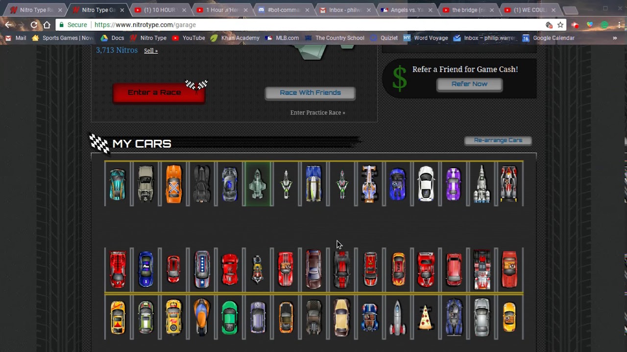 Nitro Type : Racing with the FIGHTER JET!!!! - YouTube