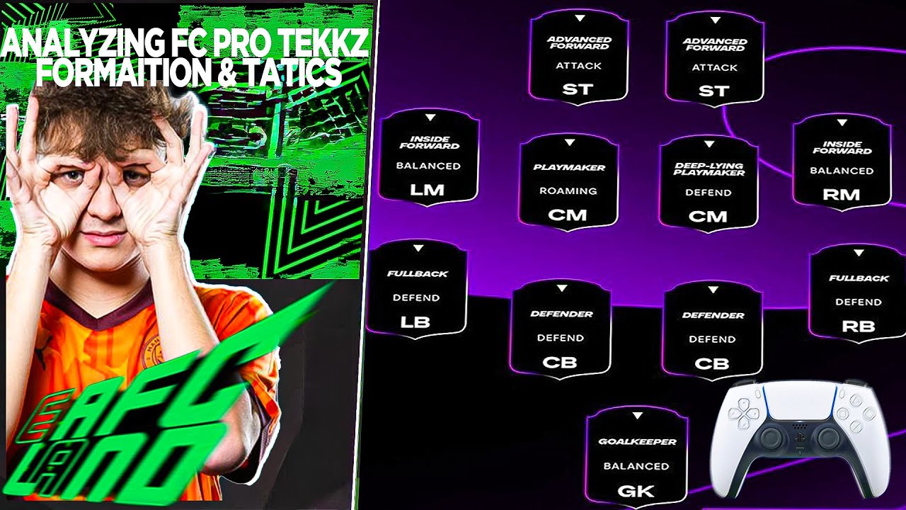 THIS IS THE FC PRO TEKKZ FORMATION & CUSTOM TACTICS IN FC 25 FC PRO ...