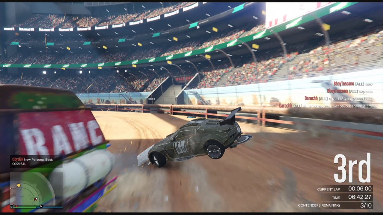 GTA online Chinese Modder Arena Wars FLYING CAR :( - YouTube