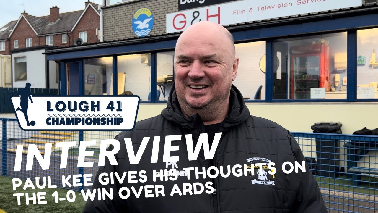 INTERVIEW| Paul Kee gives his thoughts on the 1-0 Away Win over Ards ...