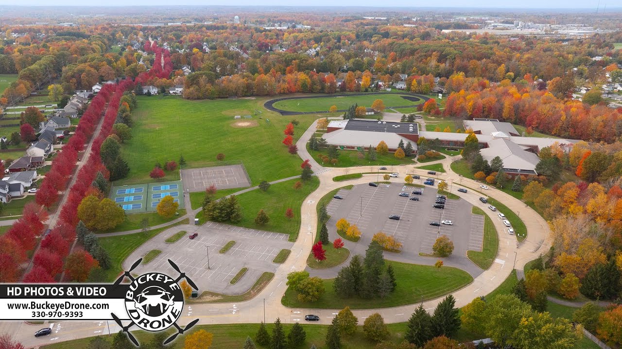 fall color around A I Root Middle School - YouTube